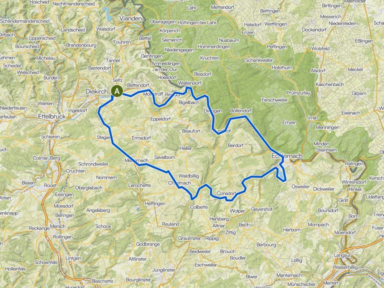 Bleesbruck - Mullerthal | rit | Komoot